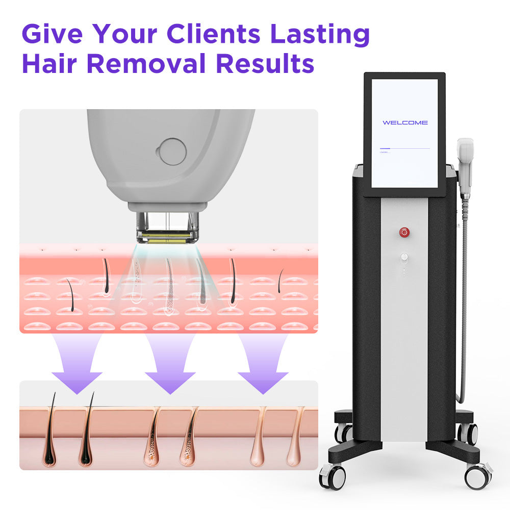 NAISIGOO Laser Hair Removal Machine 808 Nm Laser Painless Lasting Hair ...